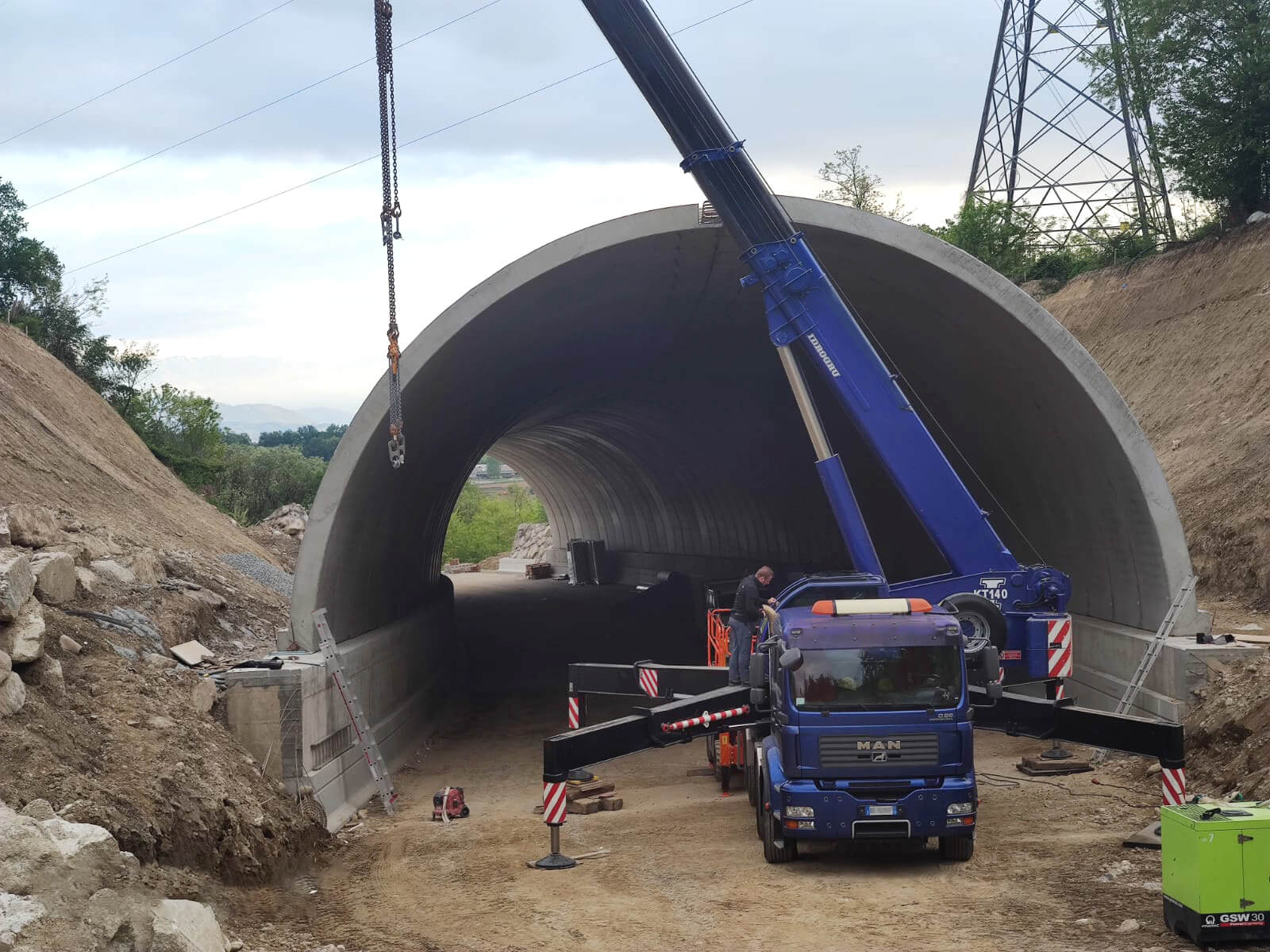 Precast segments for tunnels | Crezza